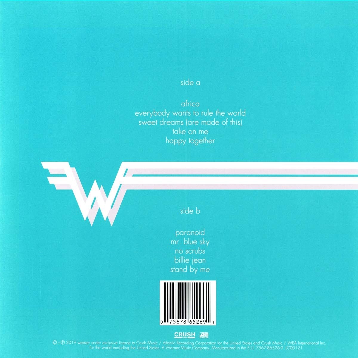 Weezer Teal Album Catloaf Records